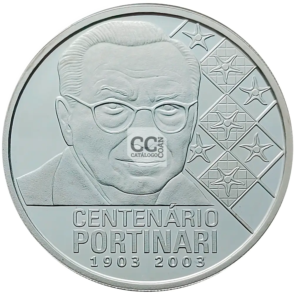 Moeda de 2 reais 100 Anos Candido Portinari de 2003 valor - Catálogo Coan